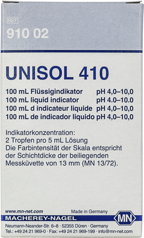 UNISOL Indikatorlösung 410, pH 4 - 10 | 299.200.00